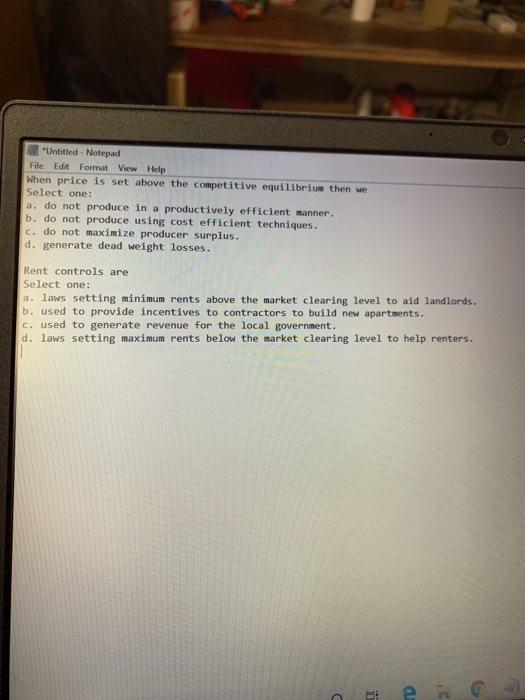 Solved Untitled - Notepad File Edit Format View Help When | Chegg.com Solved Untitled - Notepad File Edit Format View Help When | Chegg.com