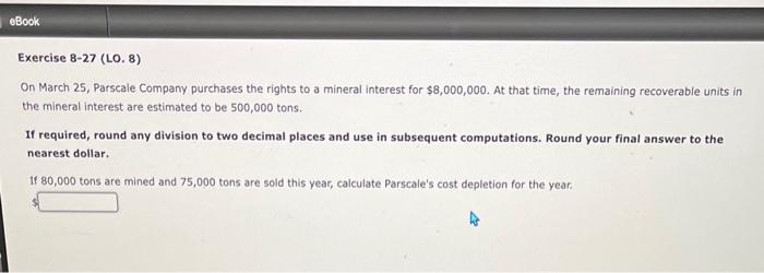 Solved On March 25 , Parscale Company purchases the rights | Chegg.com