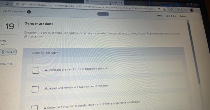 Solved all that apply) Check All That Apply All mutations | Chegg.com