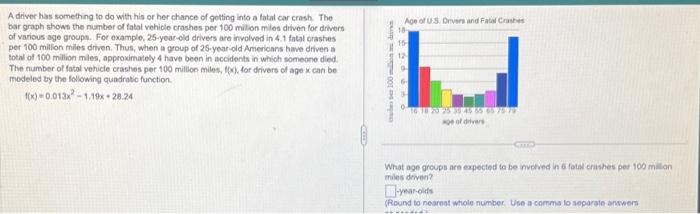Solved A driver has something to do with his or her chance | Chegg.com