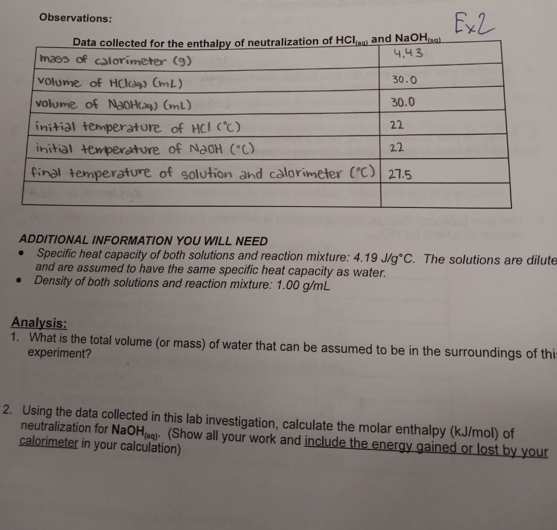 Solved Observations:Observations:\table[[Data collected for | Chegg.com