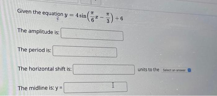 Solved f(x)=2sin(5πx)−2Based on the graph above, determine | Chegg.com