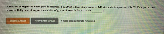 Solved A mixture of neon and hydrogen gases, in a 7.11 L | Chegg.com
