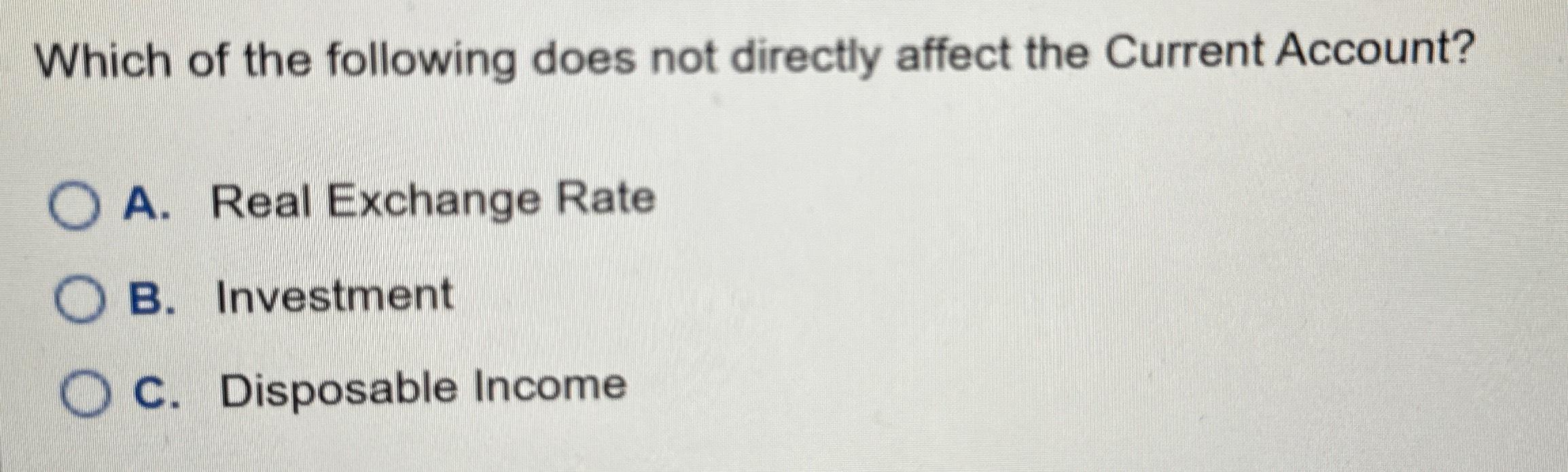 Solved Which of the following does not directly affect the | Chegg.com