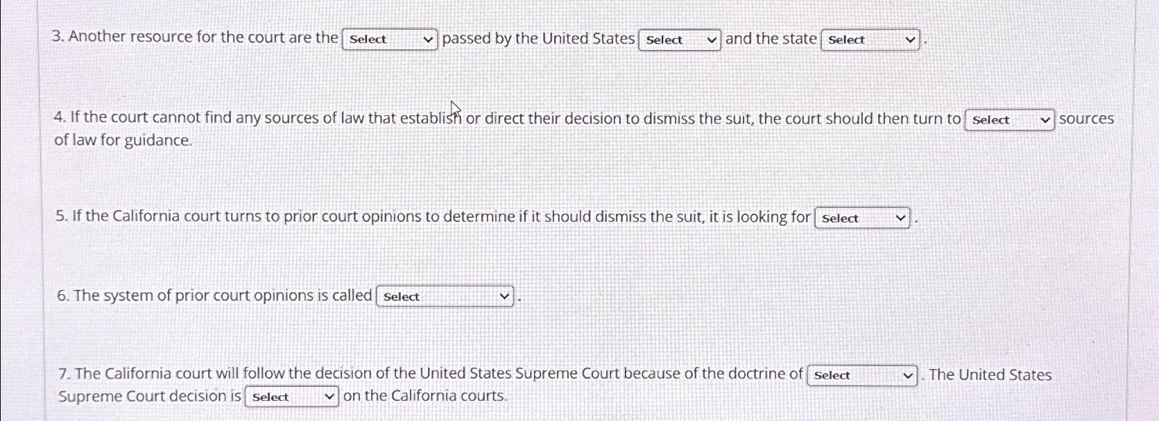 Solved Another resource for the court are the passed by the | Chegg.com