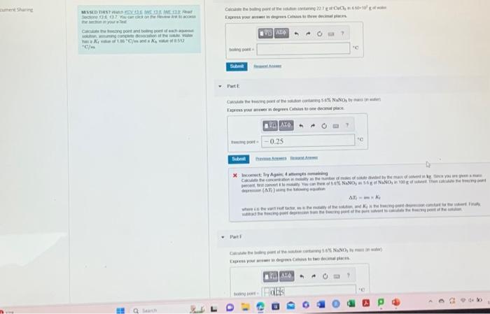 Solved aimere Shatine Crm Pett: ΔTi=m=K4 Feit | Chegg.com