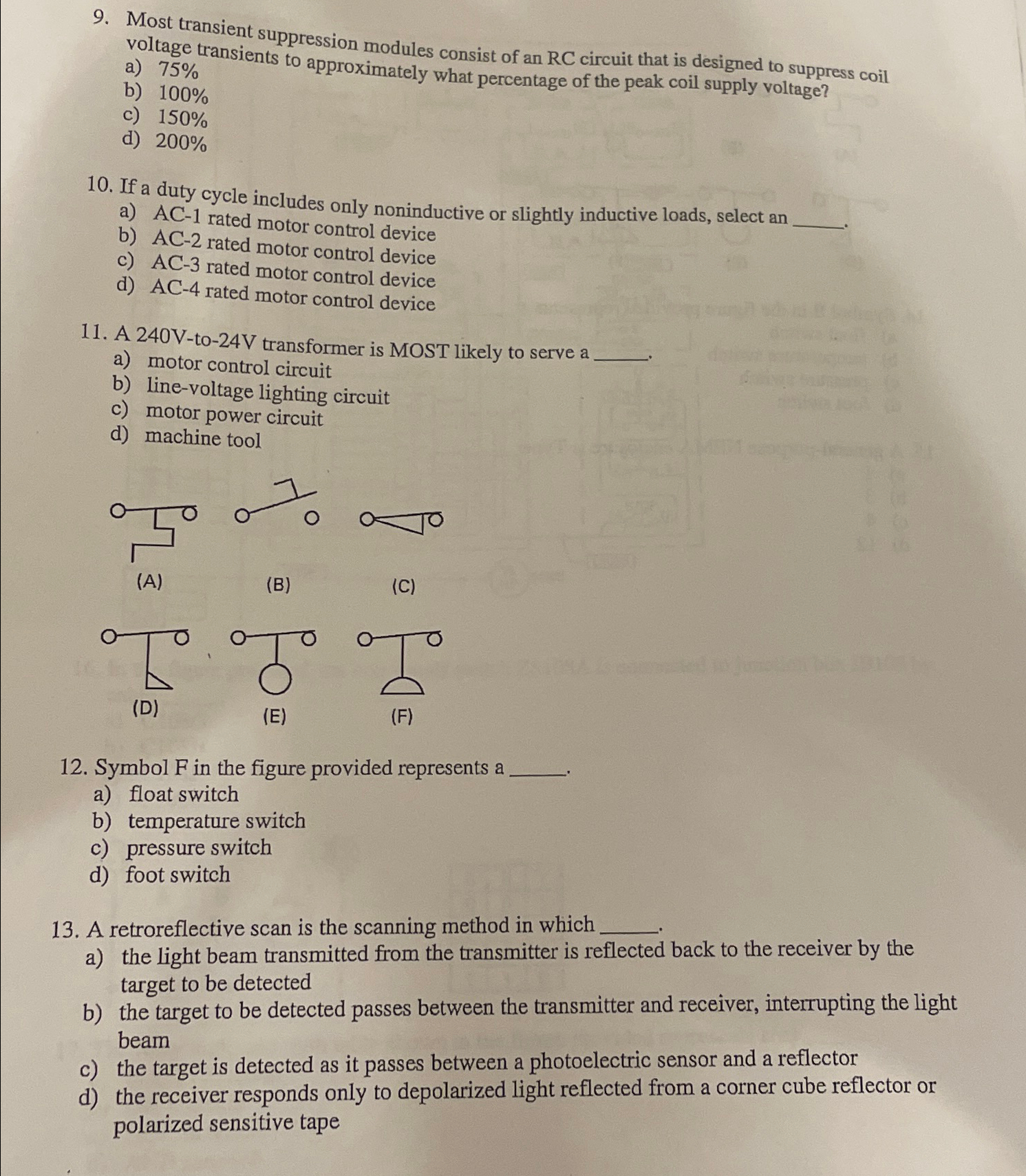 Solved Most transient suppression modules consist of an RC | Chegg.com