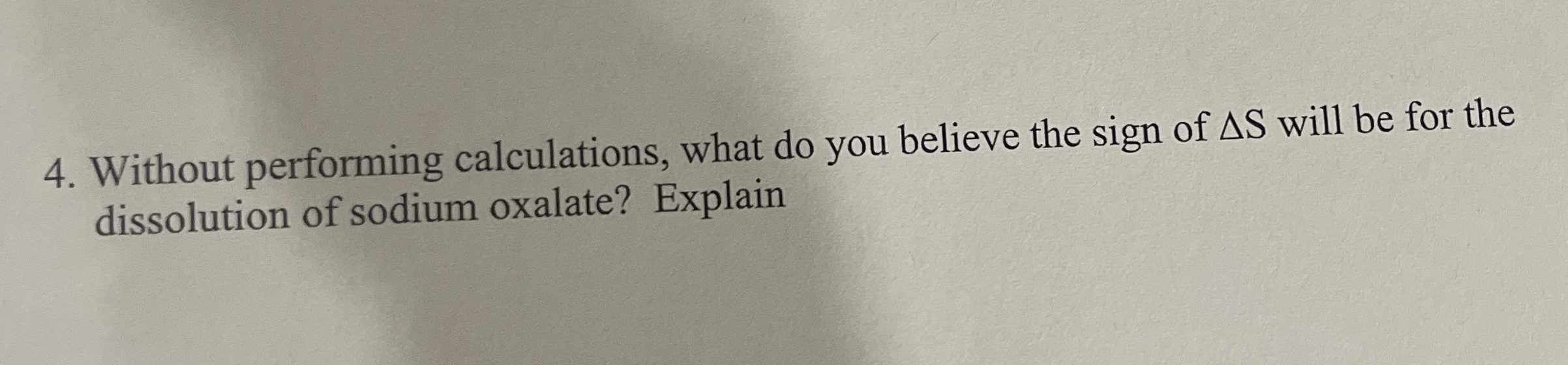 Solved Without performing calculations, what do you believe | Chegg.com