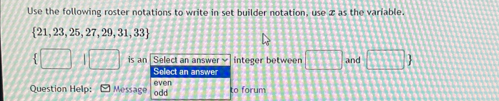 Solved Use the following roster notations to write in set | Chegg.com