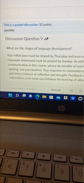 Solved This is a graded discussion: 10 points possible | Chegg.com