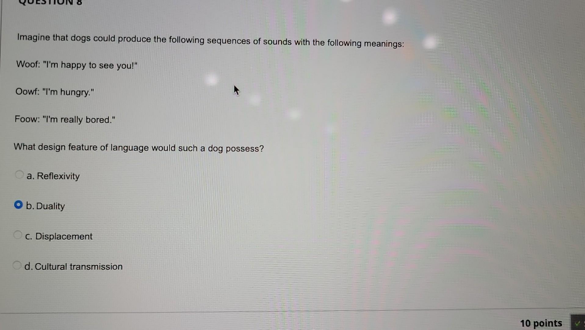 Solved Does the existence of onomatopoeia provide good | Chegg.com