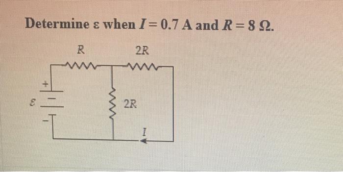 Solved Determine s when I = 0.7 A and R=8 22. R 2R W M w 2R | Chegg.com