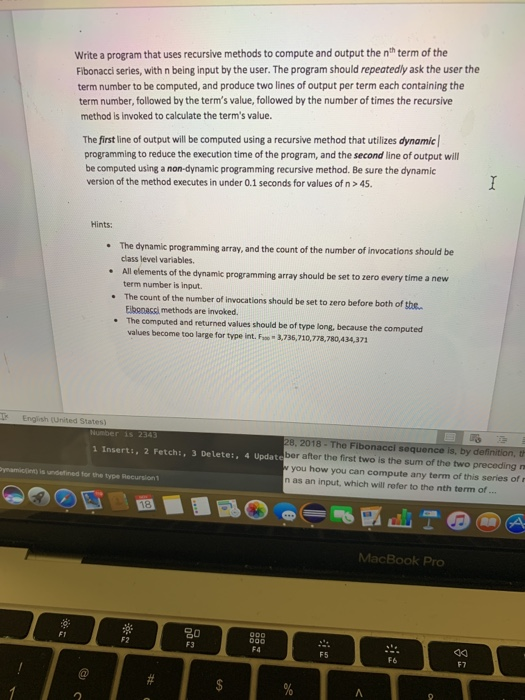 Solved Write a program that uses recursive methods to | Chegg.com