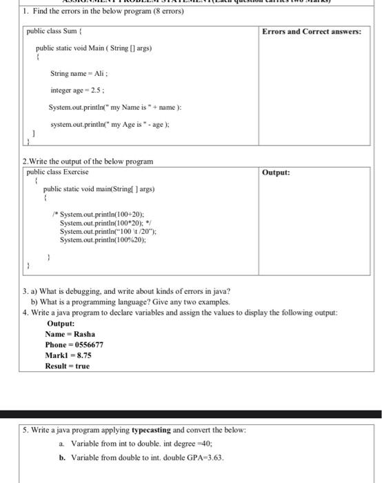Solved Please I want a correct solution for all the | Chegg.com