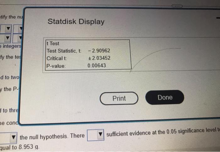 Solved A data set includes weights (in grams) of 34 Reese's | Chegg.com