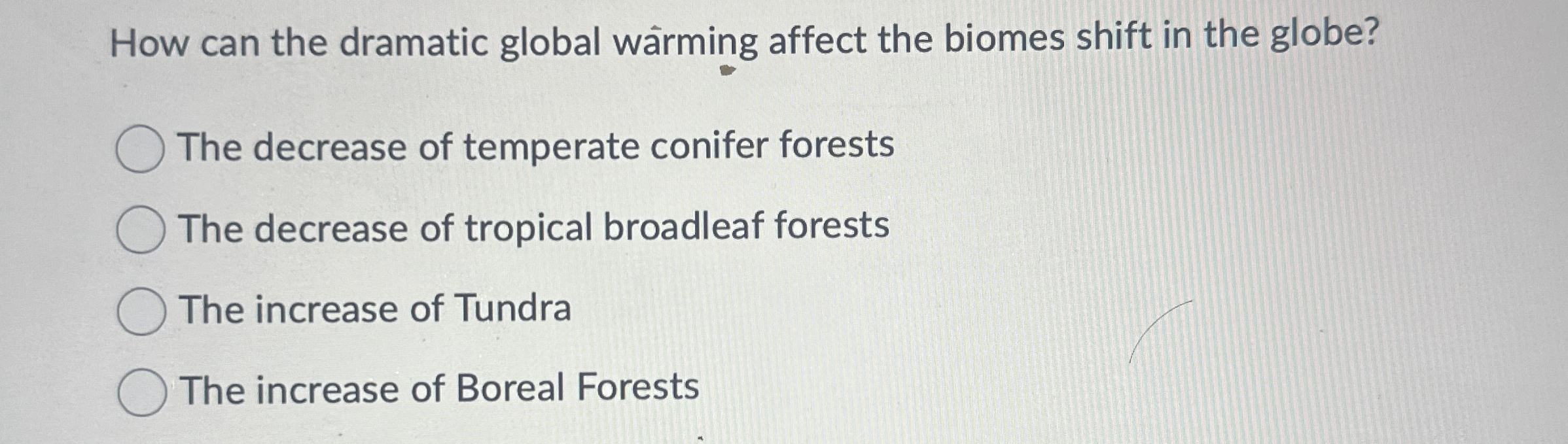 Solved How can the dramatic global warrming affect the | Chegg.com