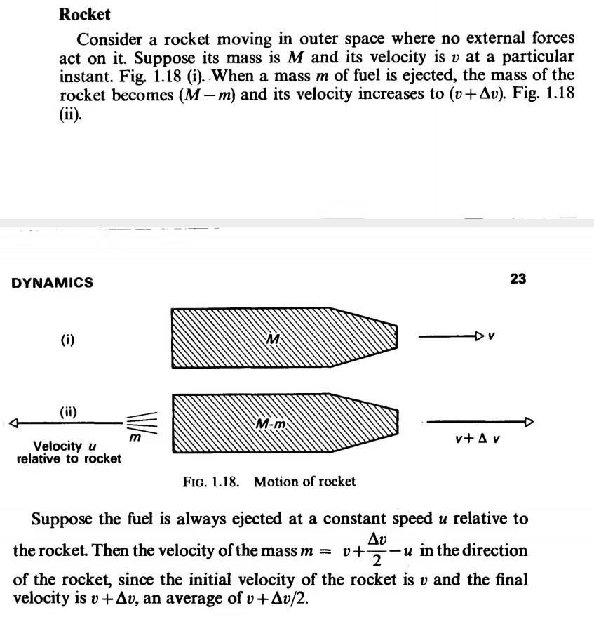 Solved Rocket Consider a rocket moving in outer space where | Chegg.com