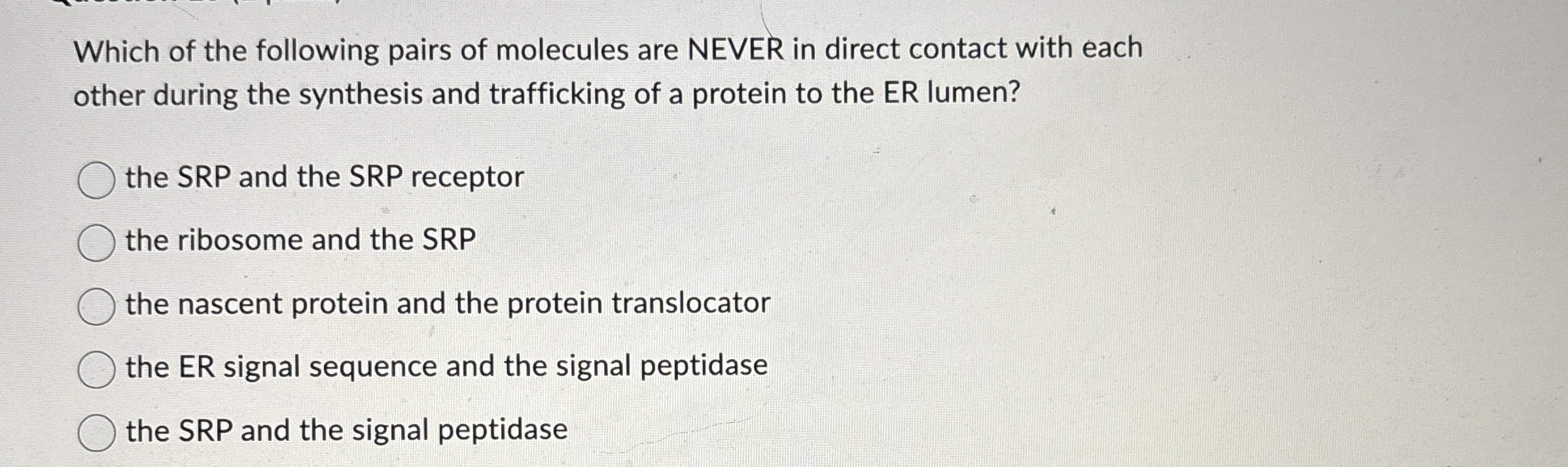 Solved Which of the following pairs of molecules are NEVER | Chegg.com