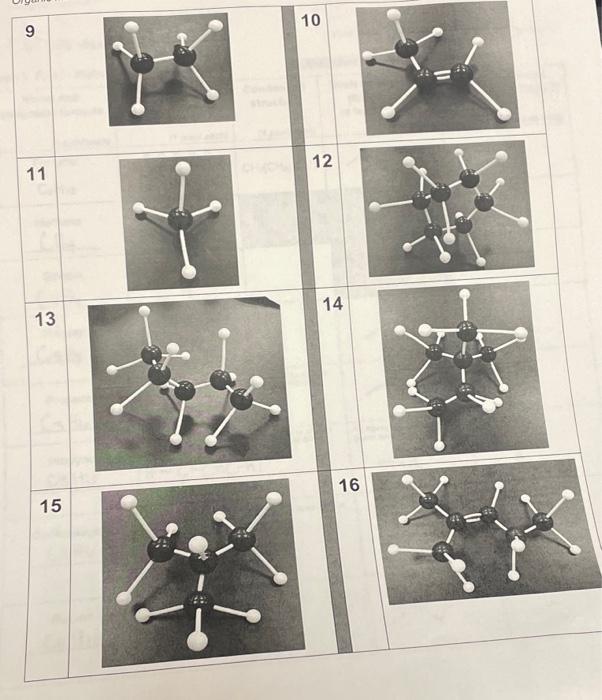 Solved Lab "data" Table 2. Pictures of organic | Chegg.com