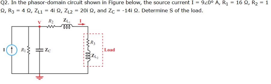 Solved Q2. In ﻿the phasor-domain circuit shown in ﻿Figure | Chegg.com