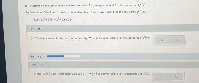 Solved (a) Determine if the upper bound theorem identifies 3 | Chegg.com