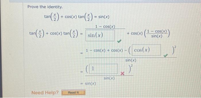 Solved Prove the identity. | Chegg.com