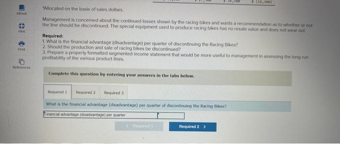 Solved Exercise 11-2 (Algo) Dropping or Retaining a Segment | Chegg.com