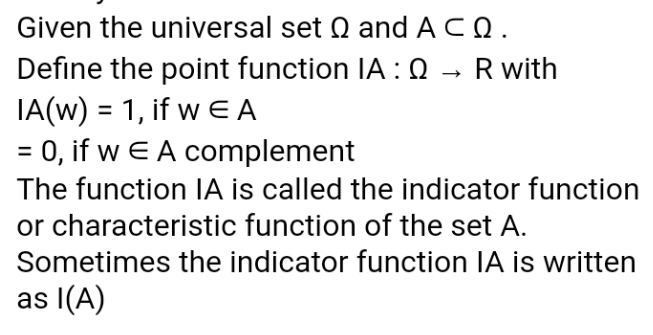 Solved prove the property of indicator | Chegg.com
