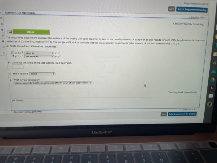 Solved Anment score Save Submits for Grading Eur 11 13 | Chegg.com