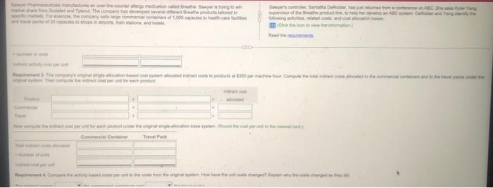 Solved - - X Data table Estimated Quantity of Allocation | Chegg.com