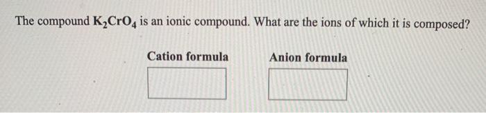Solved What is the name of the compound with the formula KCI | Chegg.com