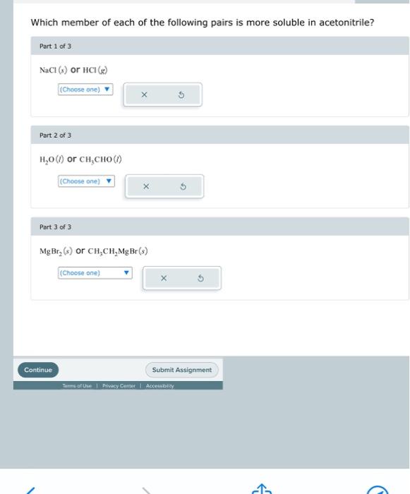 Solved Which member of each of the following pairs is more | Chegg.com