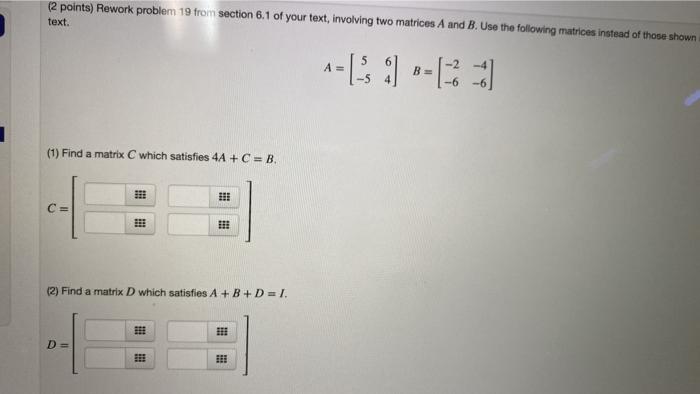 Solved (2 points) Rework problem 19 from section 6.1 of your | Chegg.com