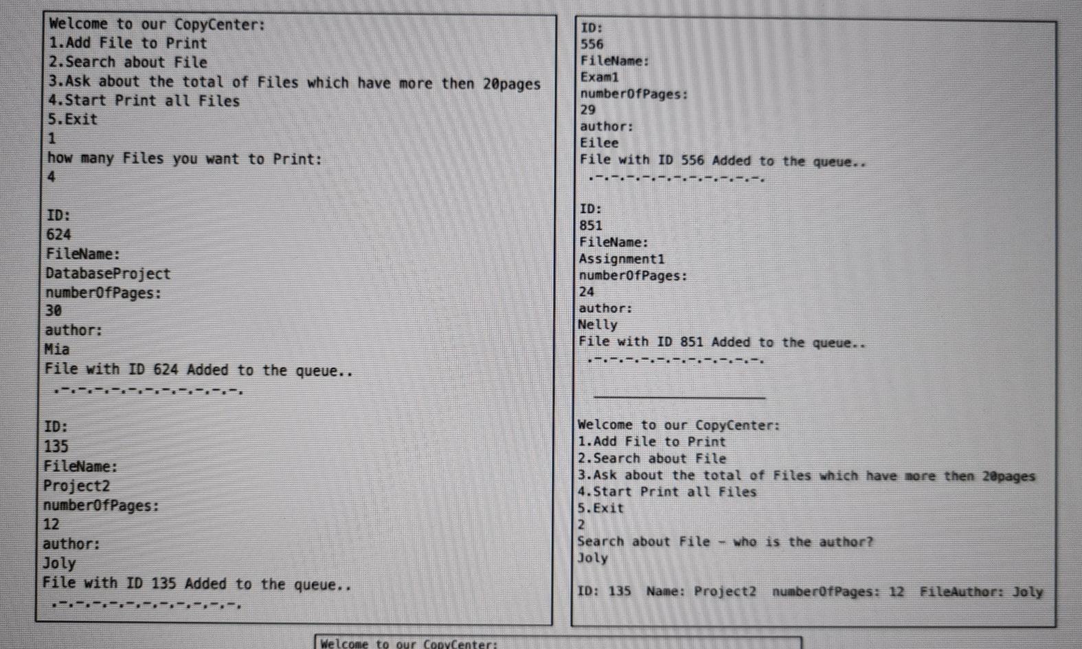 Solved 1. Create a Queue using single linked list for | Chegg.com