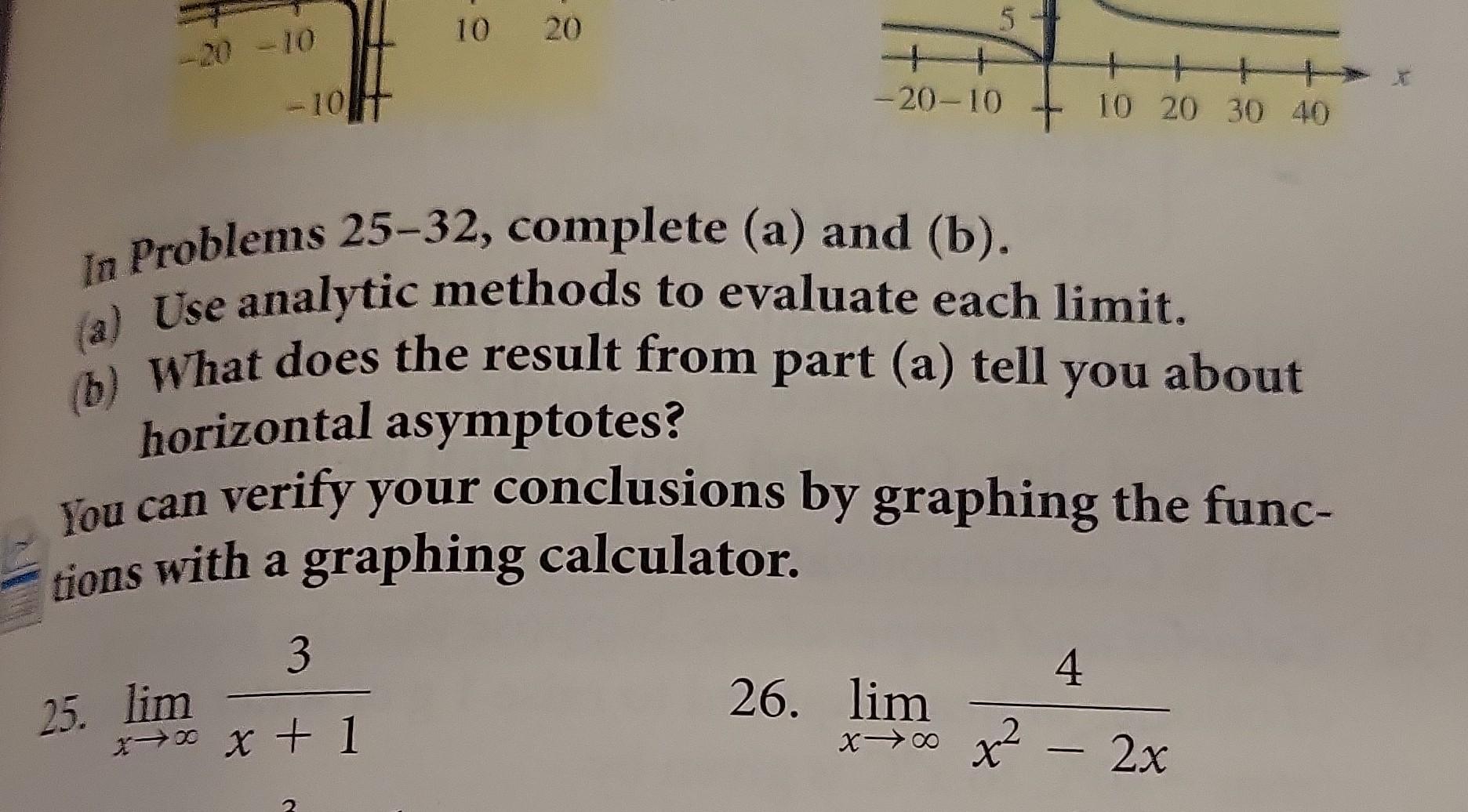 Solved In Problems 25-32, complete (a) and (b). (a) Use | Chegg.com