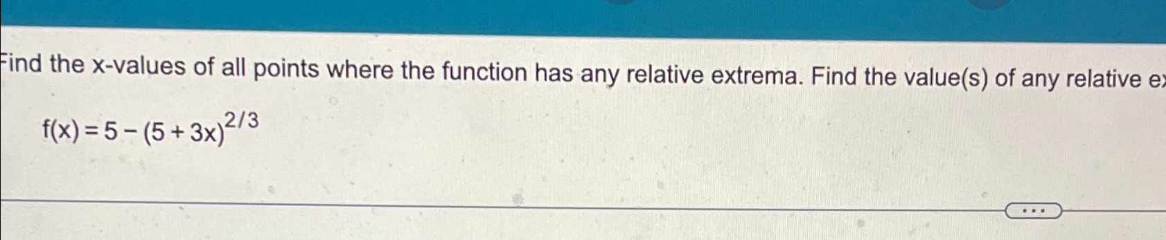 Solved Find the x-values of all points where the function | Chegg.com