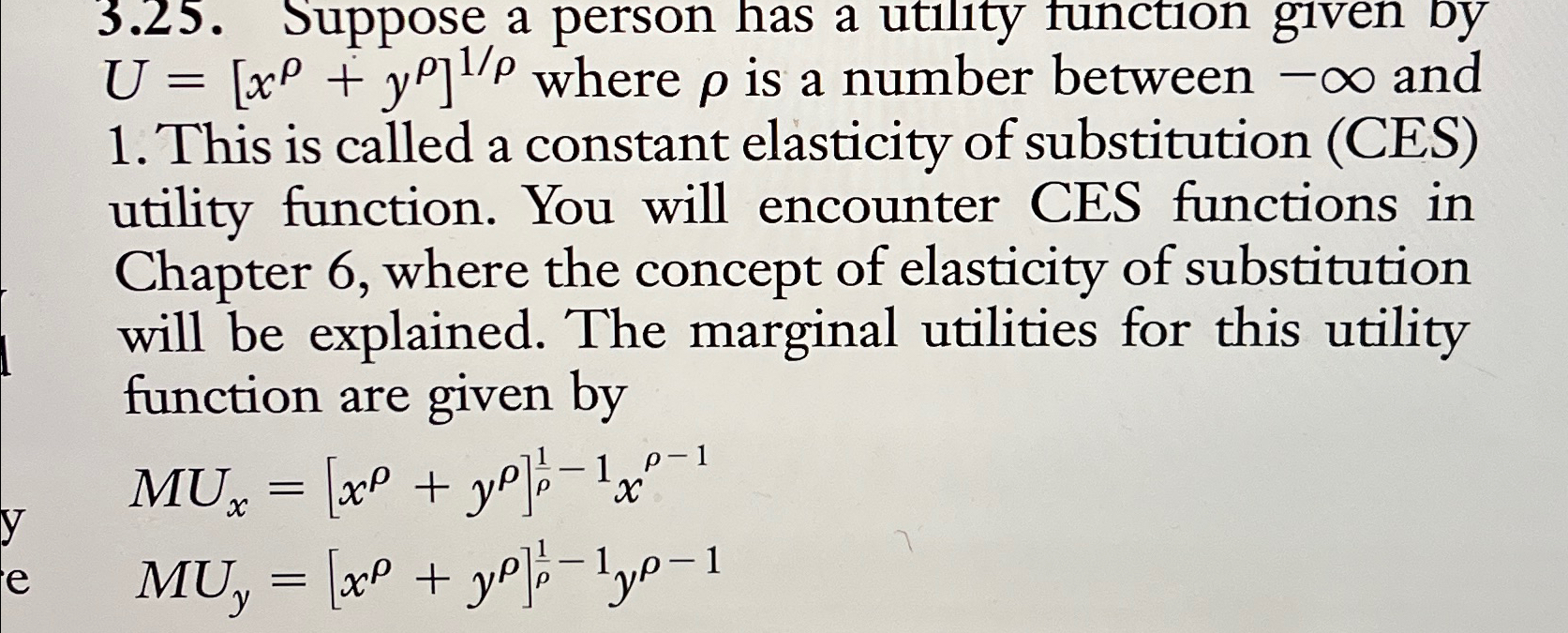 Solved 3.25. ﻿Suppose a person has a utility function given | Chegg.com