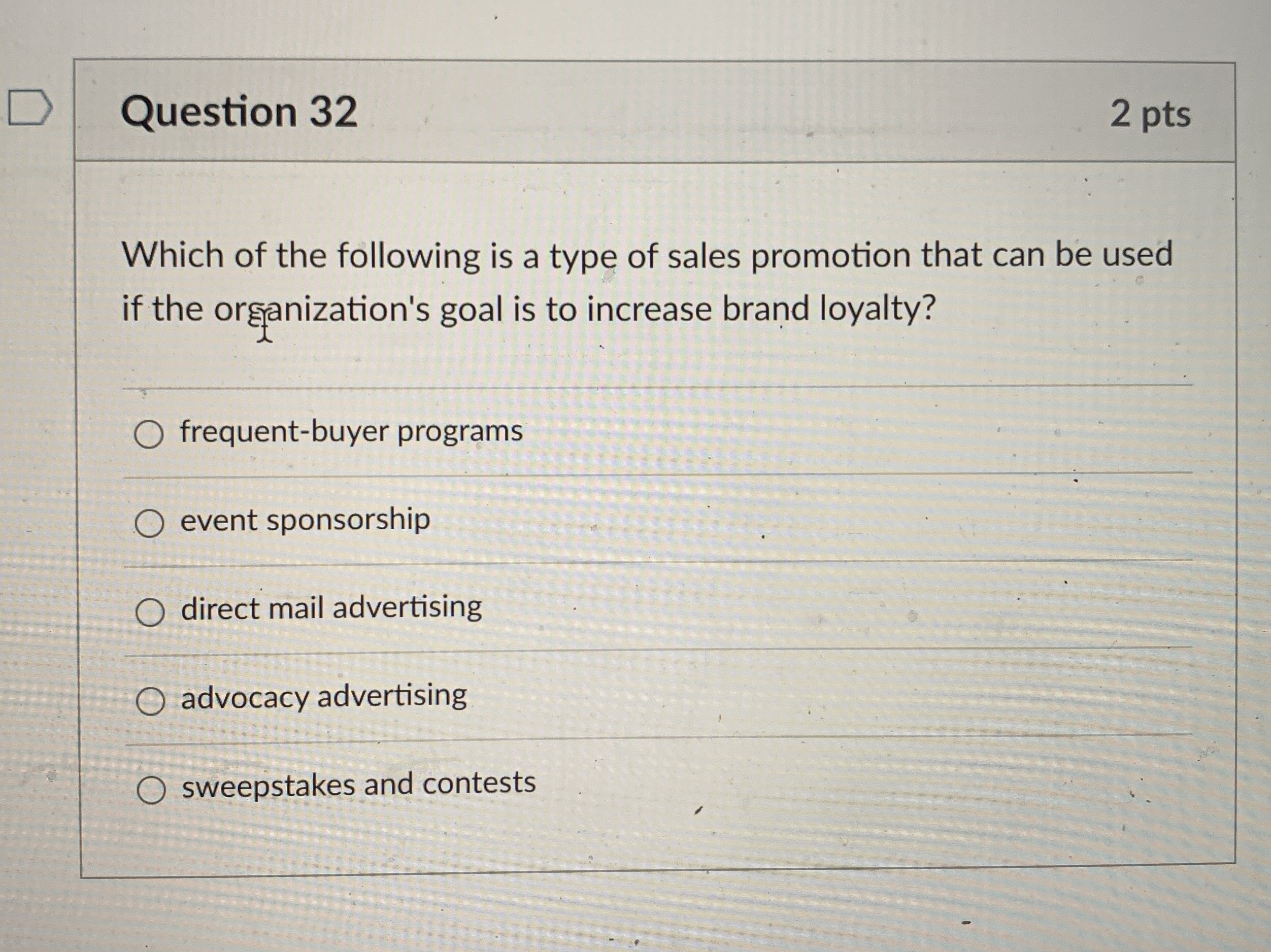 Solved Question 322 ﻿ptsWhich of the following is a type of | Chegg.com