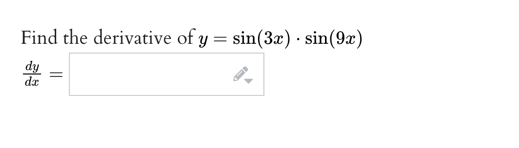 Solved find the derivative of y=sin(e^4x)Find the derivative | Chegg.com