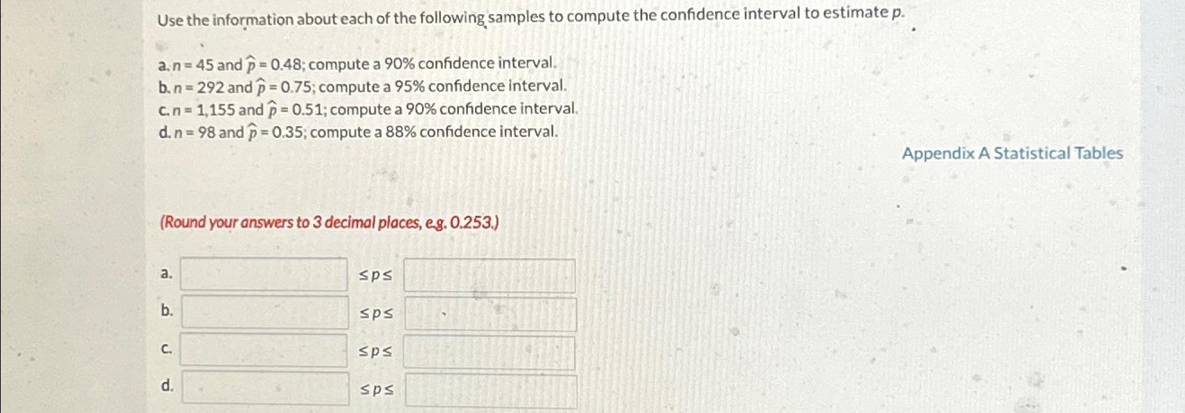 Solved Use the information about each of the following | Chegg.com