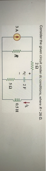 Solved . Consider the given circuit under dc conditions, | Chegg.com