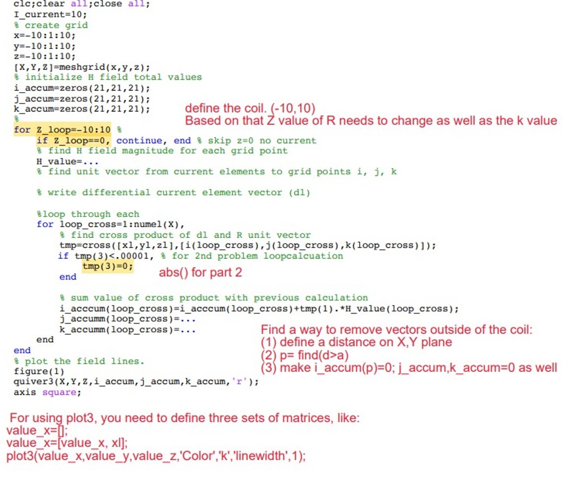 Solved clc;clear all;close all;I_current =10;& create | Chegg.com