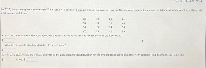 Solved In 2017, Americans spent a record-high $9.1 billion | Chegg.com