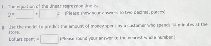 Solved A grocery store manager did a study to look at the | Chegg.com