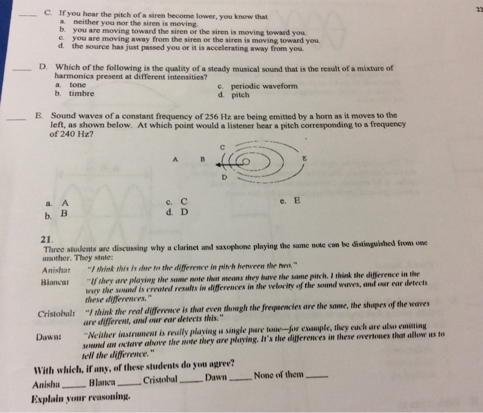 Solved If possible please write neat explaining how you got | Chegg.com