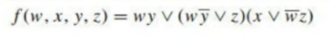 Solved For the following function, find the conjunctive and | Chegg.com