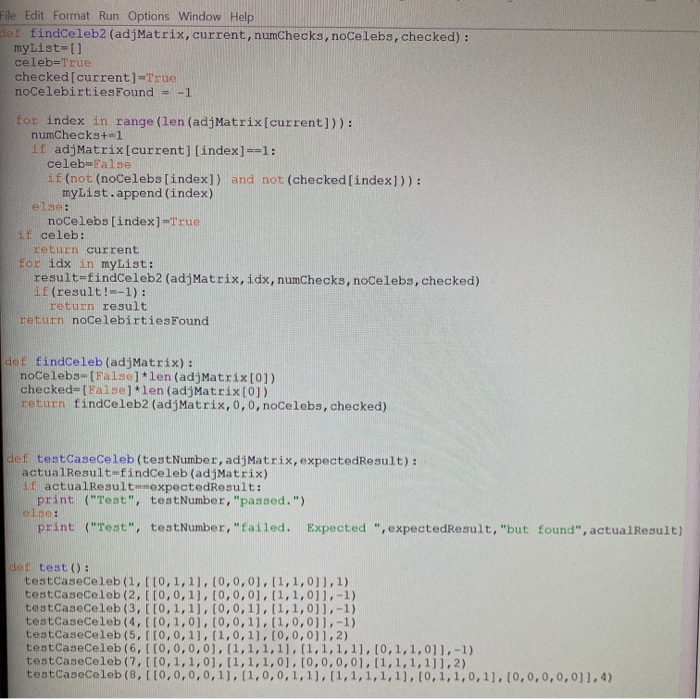 Solved File Edit Format Run Options Window Help def | Chegg.com