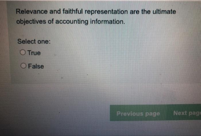 Solved Relevance and faithful representation are the | Chegg.com