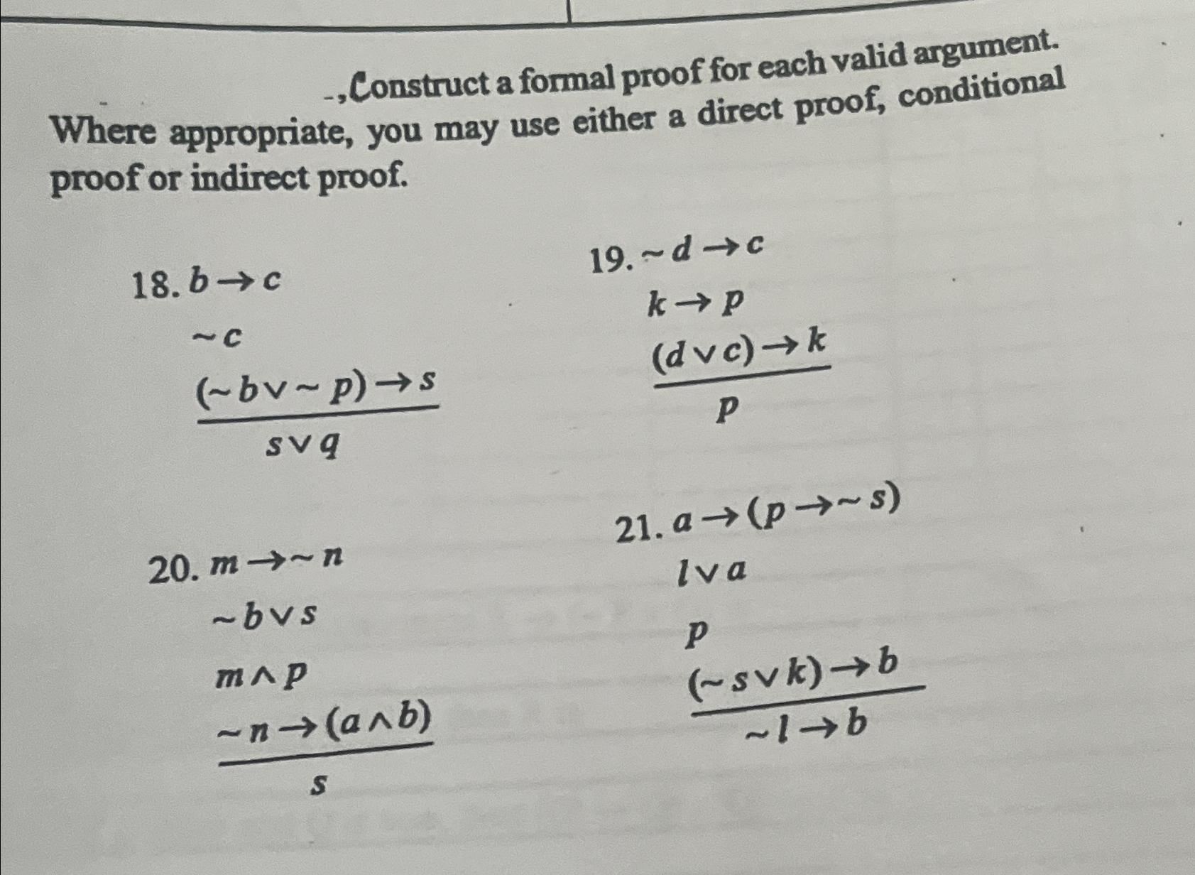 Solved # 20 ﻿and 21 | Chegg.com