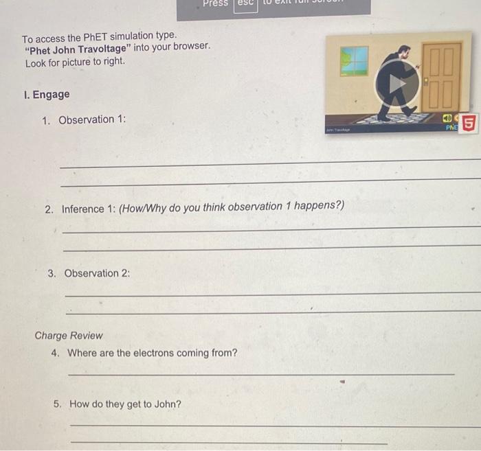 Solved To access the PhET simulation type. "Phet John | Chegg.com